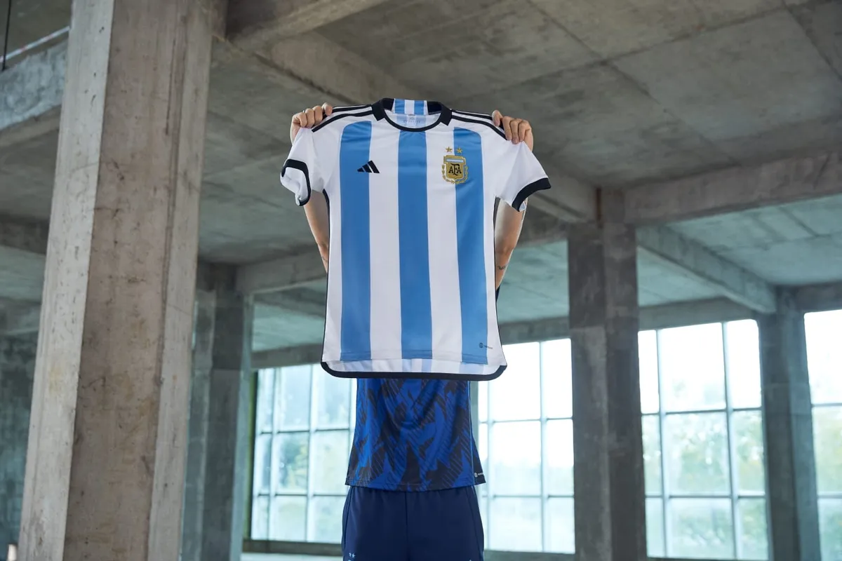 Camiseta Seleccion Argentina Mundial Qatar 2022 Rio Noticias Santa Fe